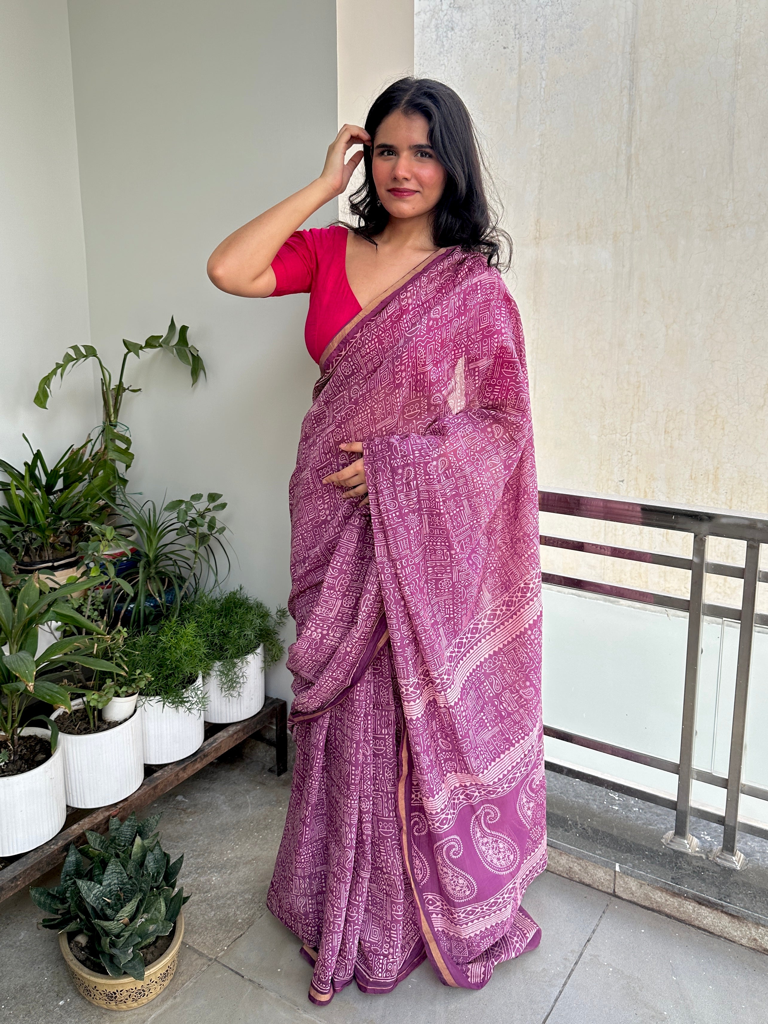 Polki sarees | Inspired by Indian art