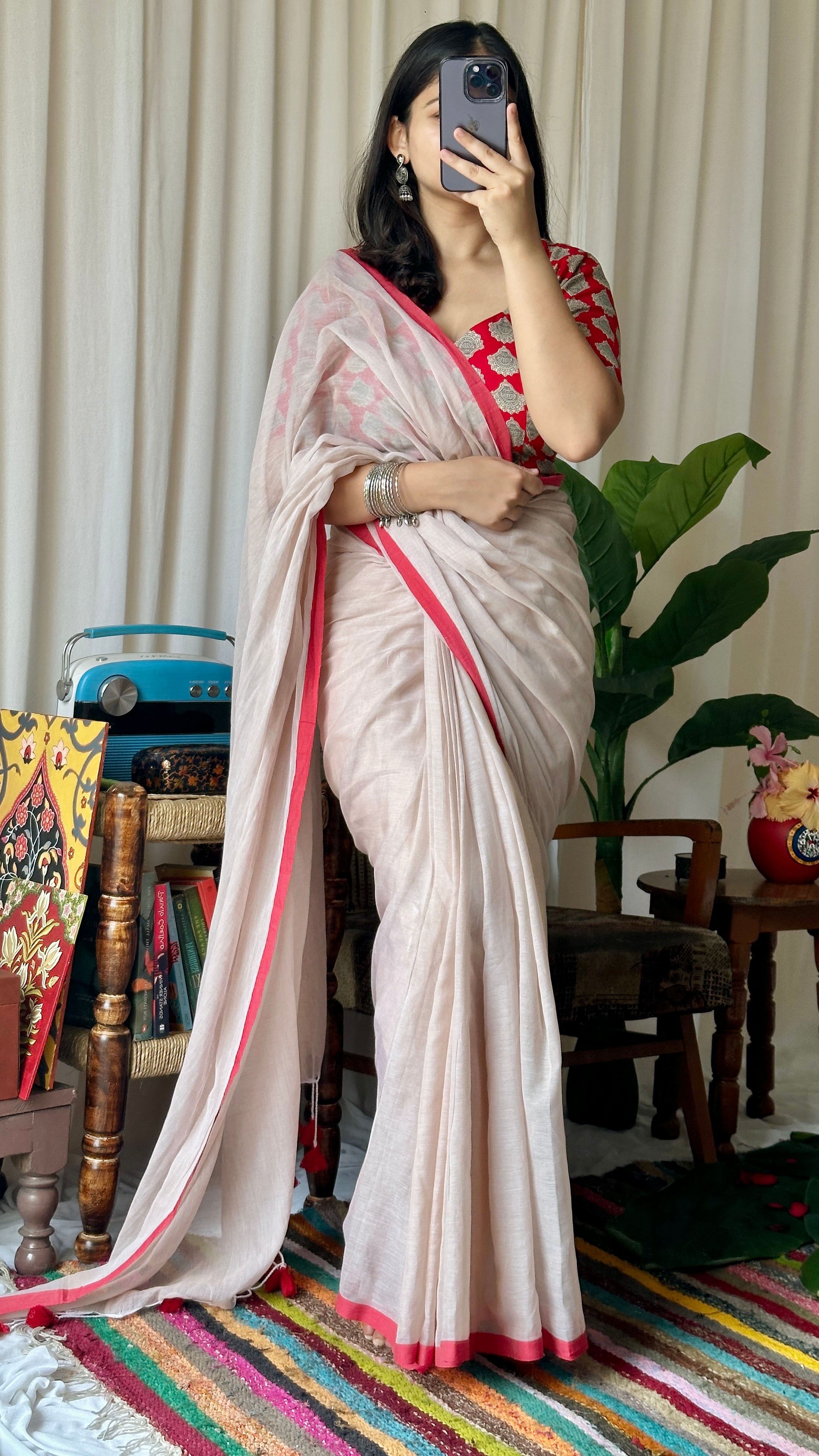 Polki sarees | Inspired by Indian art