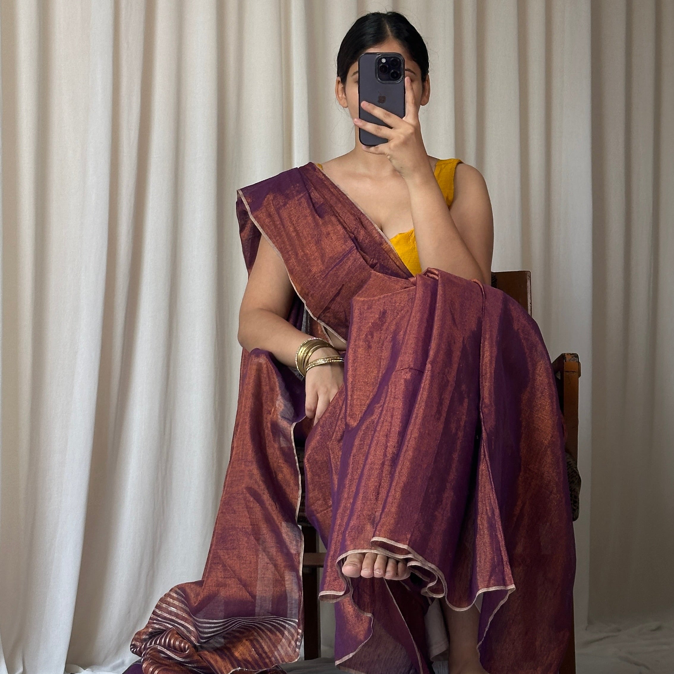 Polki sarees | Inspired by Indian art